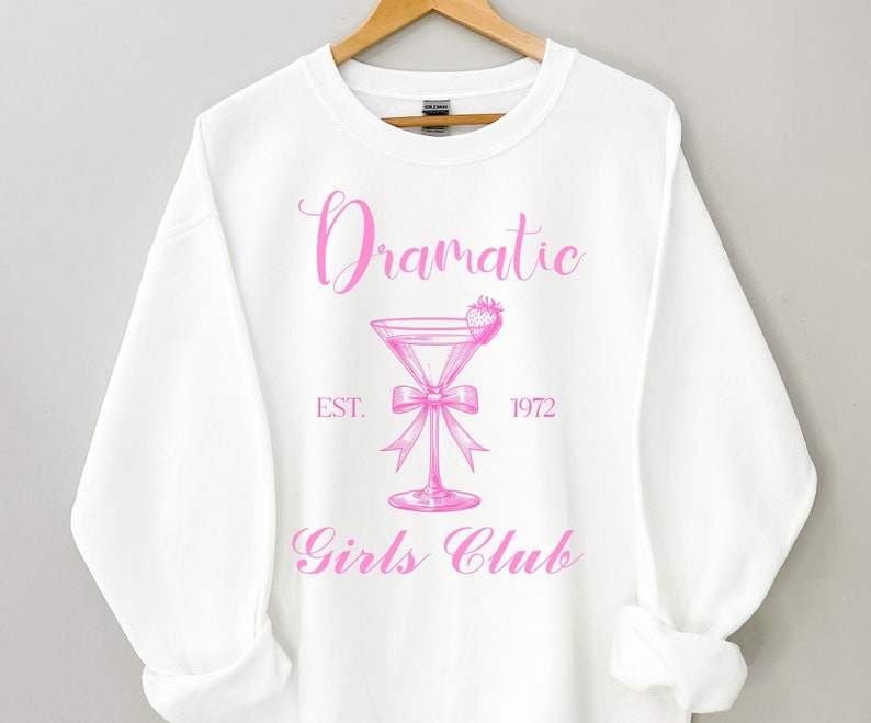 Coquette Girl Aesthetic Social Club| Girls Club Sweatshirt| Dramatic ...