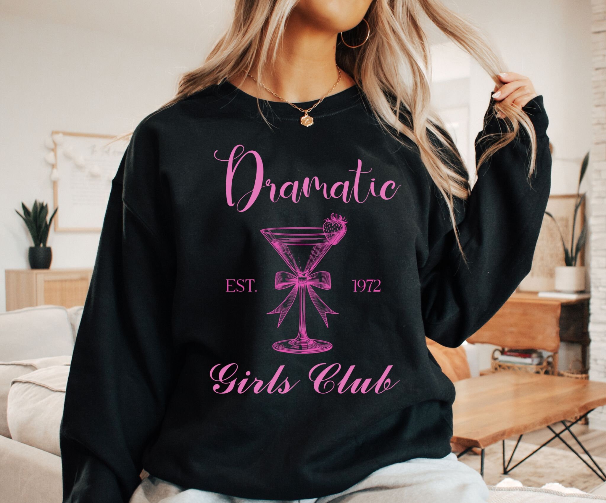 Coquette Girl Aesthetic Social Club| Girls Club Sweatshirt| Dramatic ...