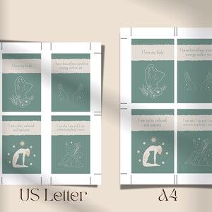 Printable Affirmation Cards Set | Positive Quotes | Mindfulness Deck ...