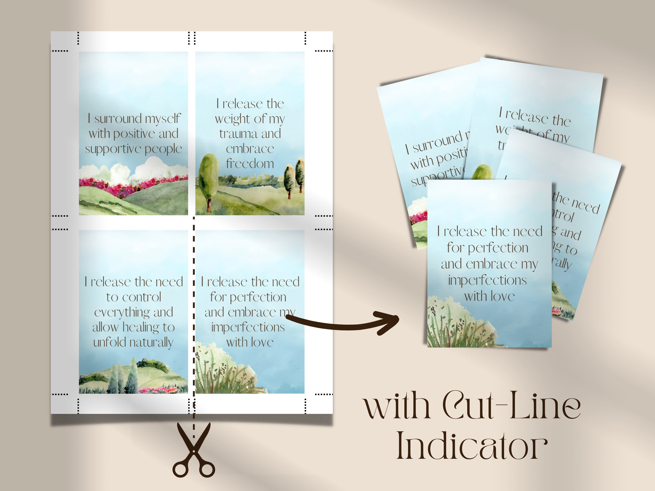 Trauma Recovery Affirmation Cards Digital Download for Healing ...