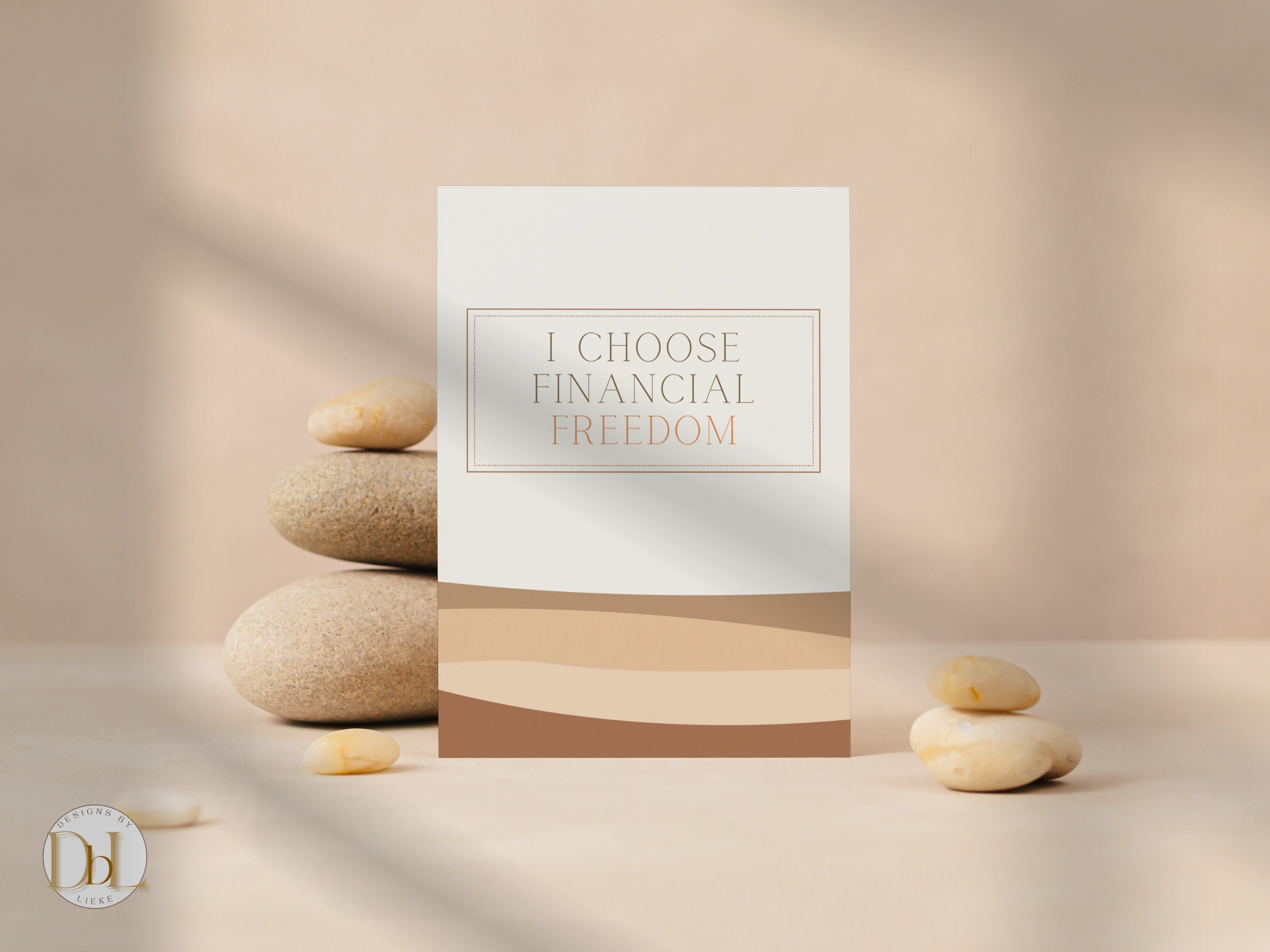 Digital Download: 25 Beige Affirmation Cards - Positive Quotes ...