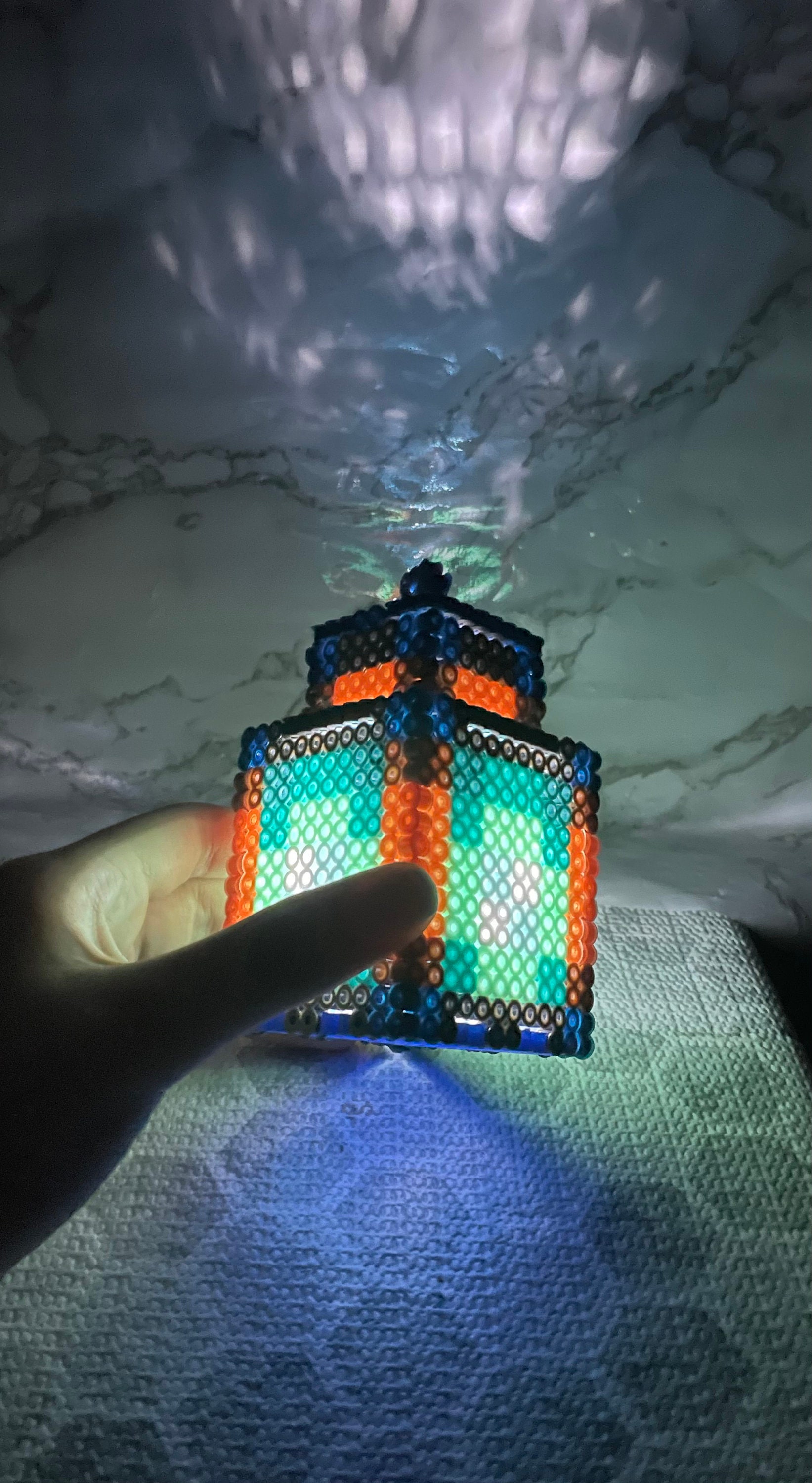 Minecraft 3D Perler Bead Lanterns - Etsy