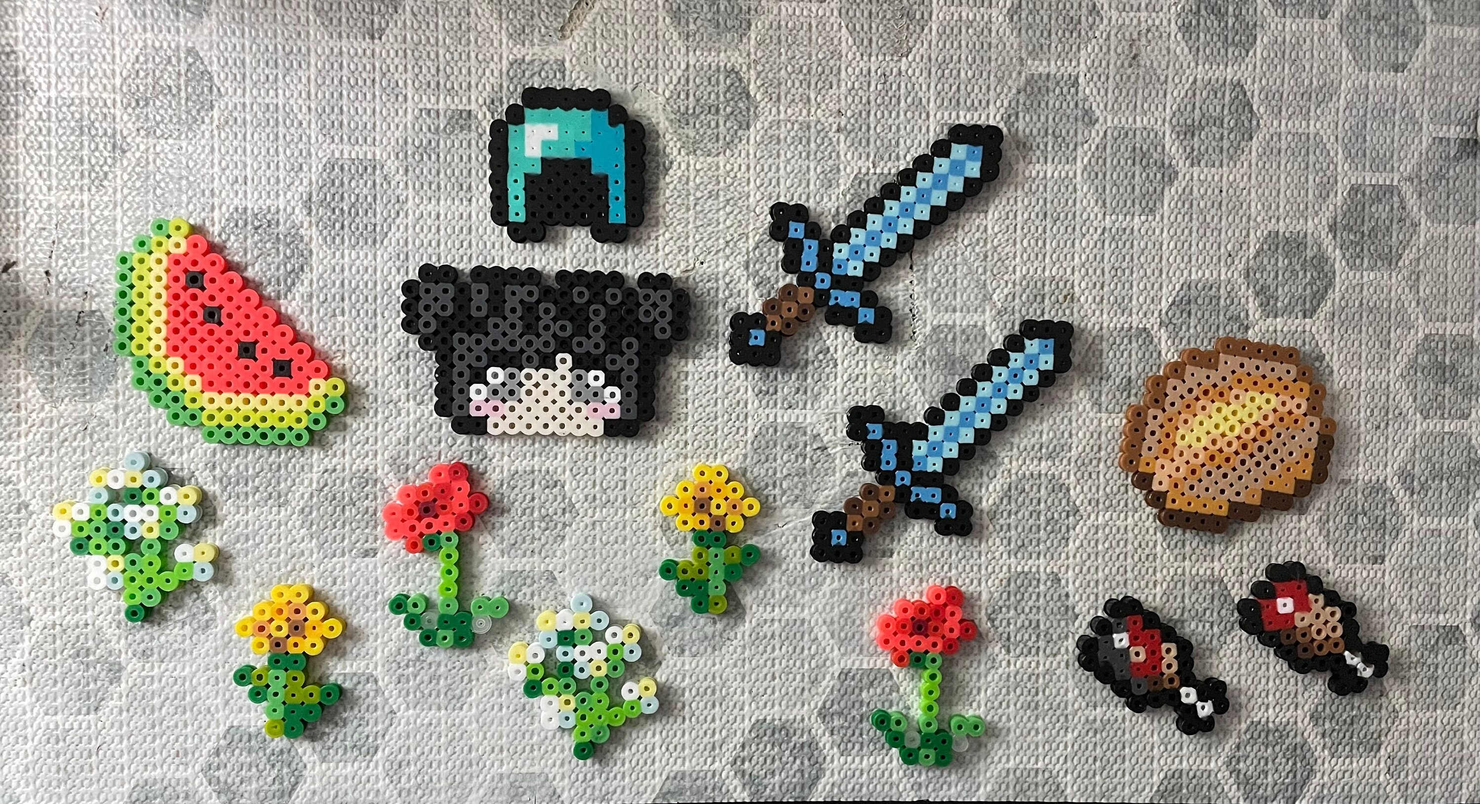 The Minecraft Perler Bead Collection - Etsy