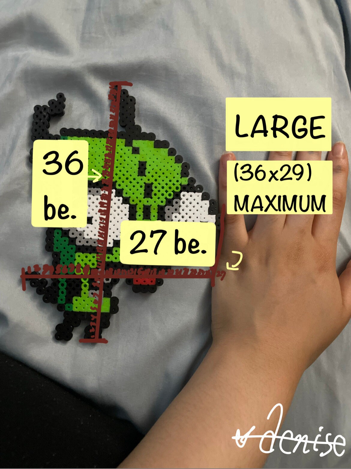 Custom Made Perler Bead Sprites - Etsy