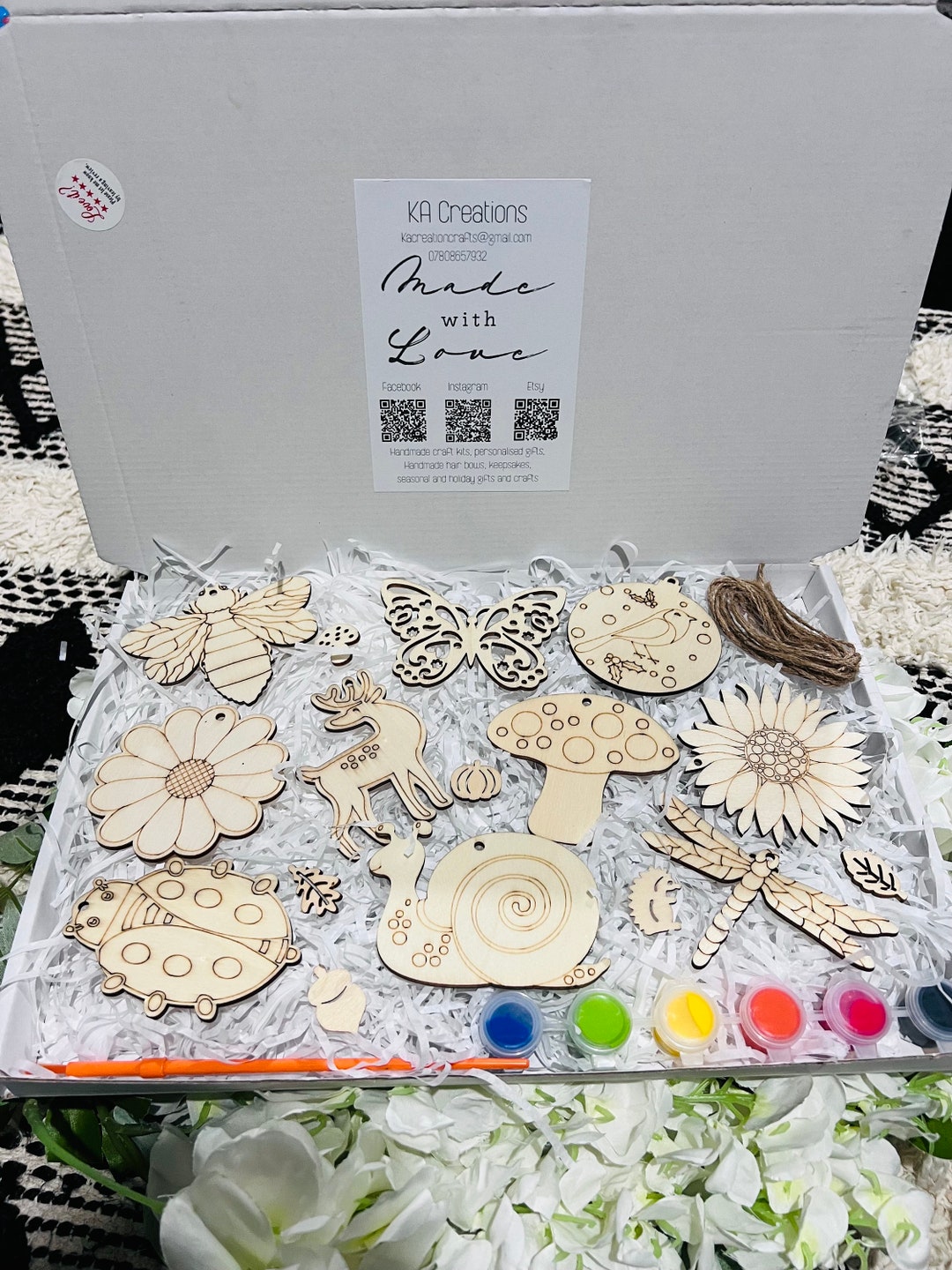 Paint Your Own Nature Craft - Activity Set - Room Decoration ...