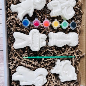 Rainbow Characters Plaster of Paris Craft Box - Activity Set - Room ...