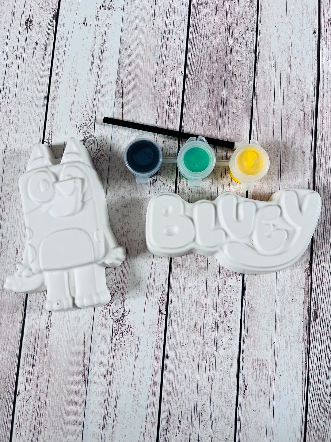 Bluey Inspired Plaster of Paris Craft Box Activity Set Room Decoration ...