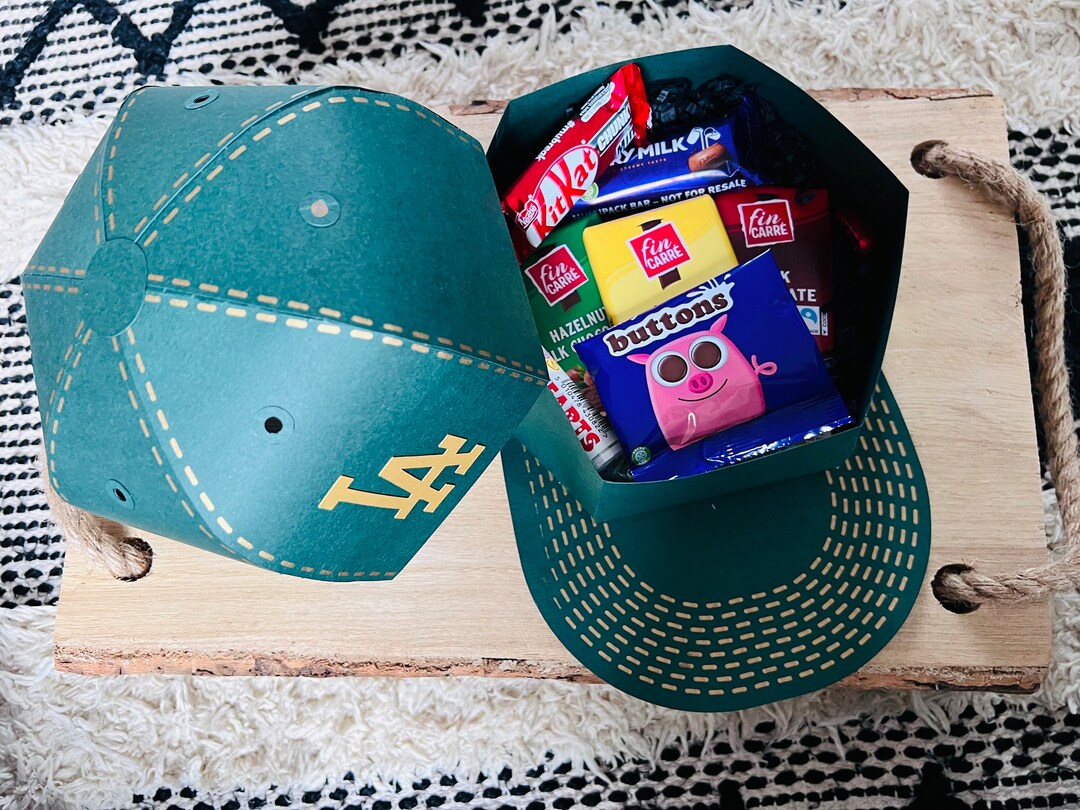 Handmade Hat Gift Box - Display Hat Box - Gift - Gift Box - Baseball ...