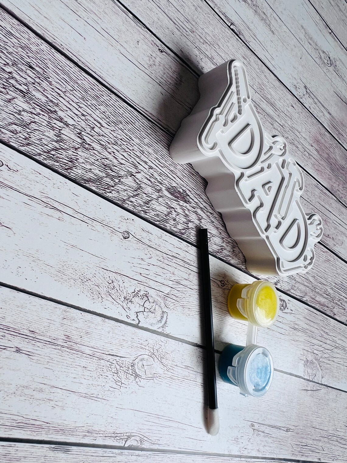 Paint Your Own Plaster of Paris Dad Tool Inspired - Activity Set ...