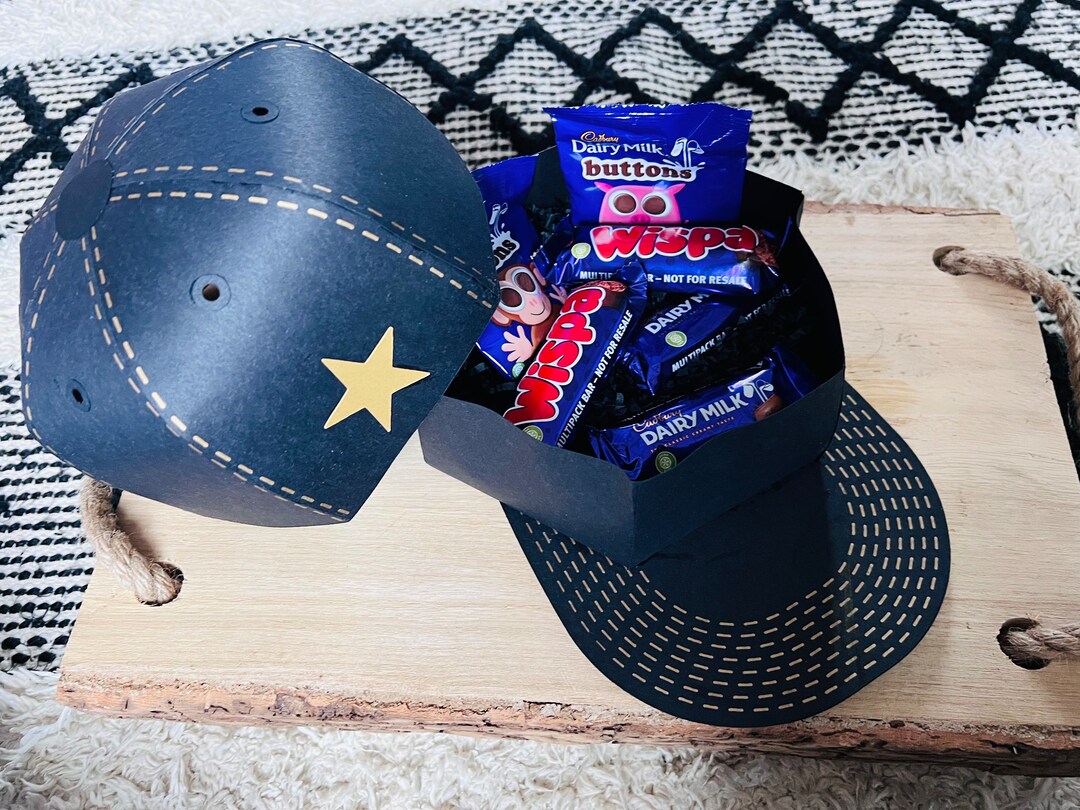 Chocolate Filled Hat Gift Box Display Hat Box Chocolate Gift Gift Box ...