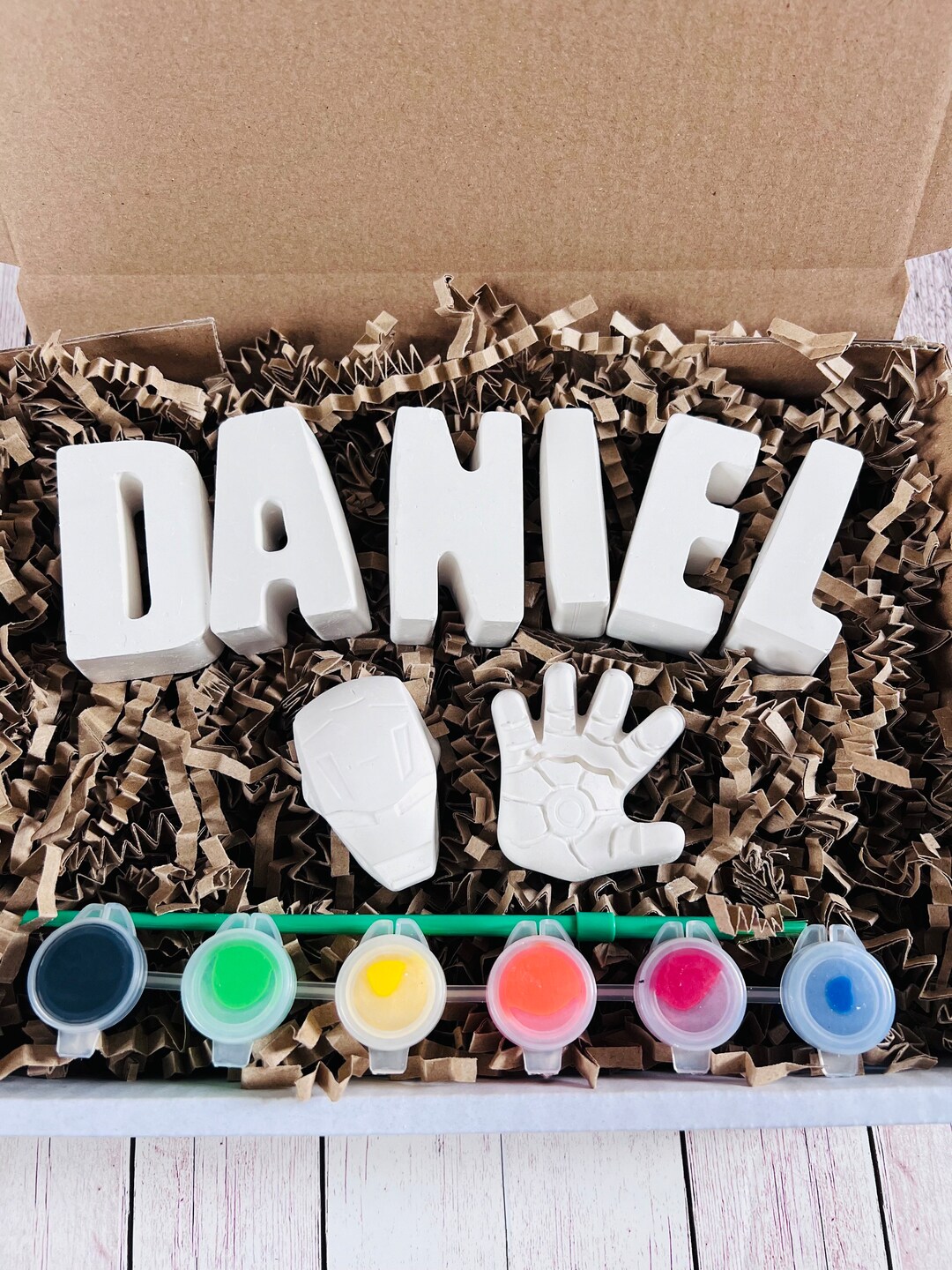 Paint Your Own Name Craft Box With Marvel - Activity Set - Children's ...