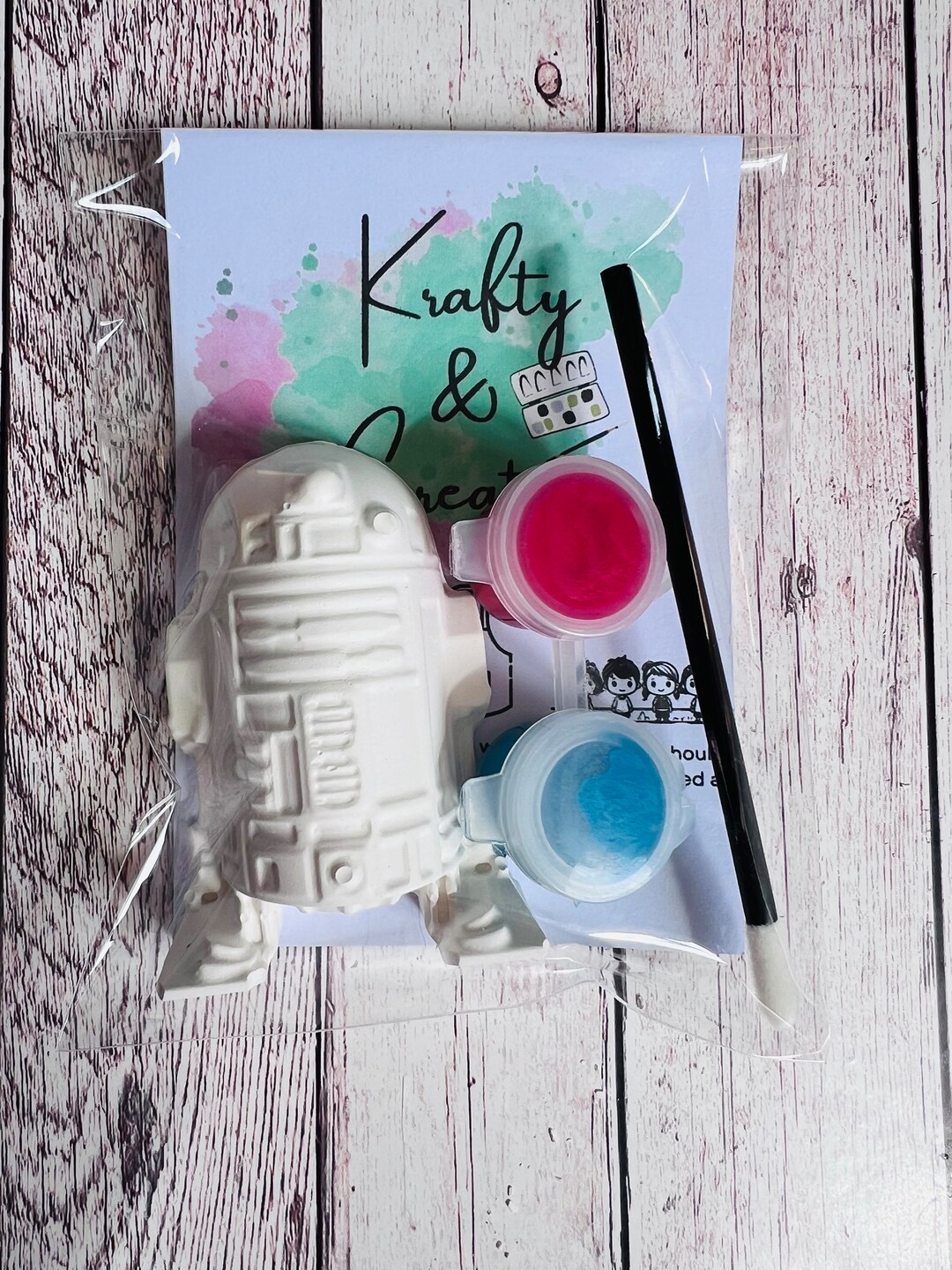 Paint Your Own Plaster of Paris Star Wars R2-D2 - Activity Set - Room ...