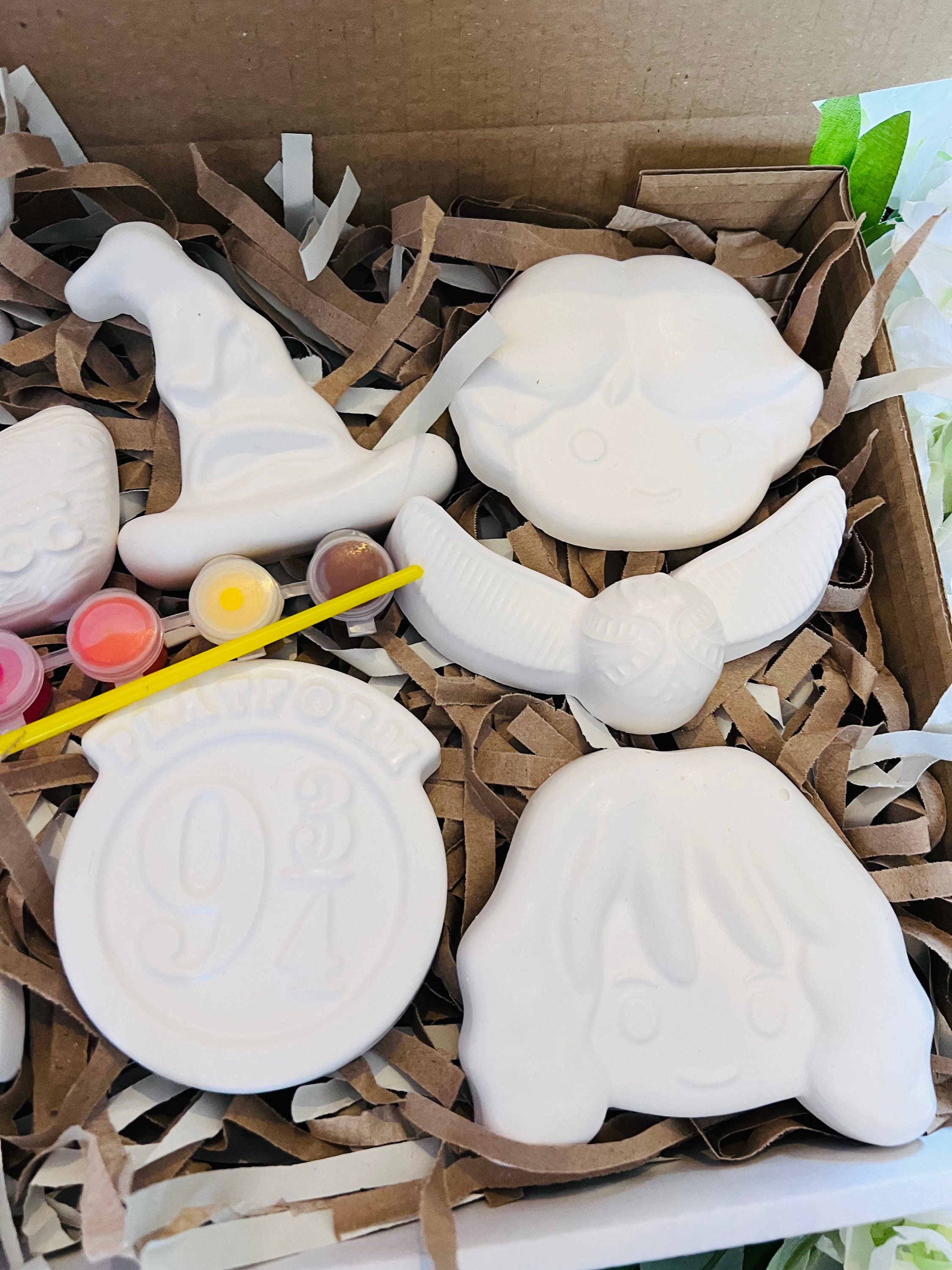 Harry Potter Plaster of Paris Craft Box Activity Set Room Decoration ...