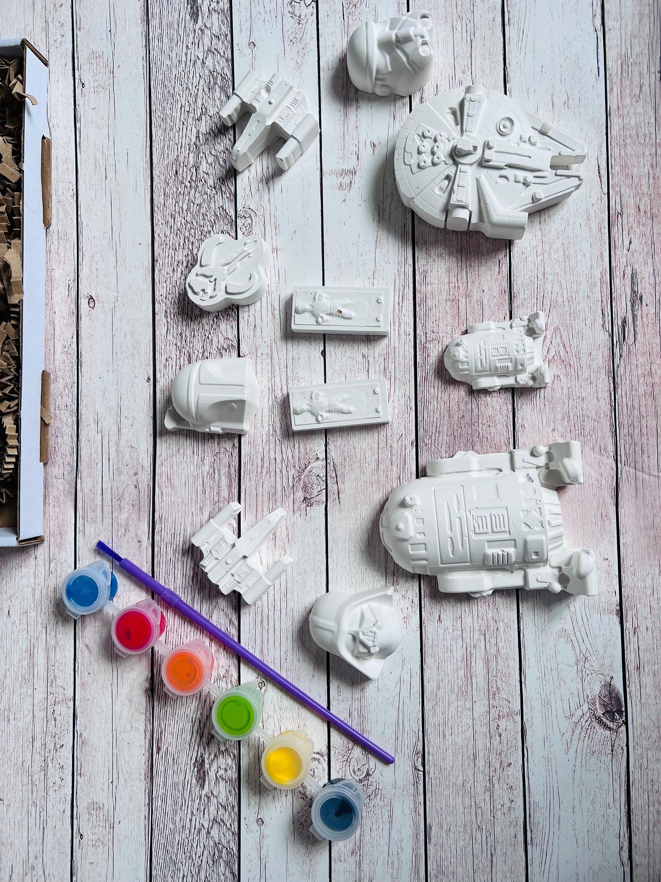 Star Wars Inspired Plaster of Paris Craft Box Activity Set Room ...