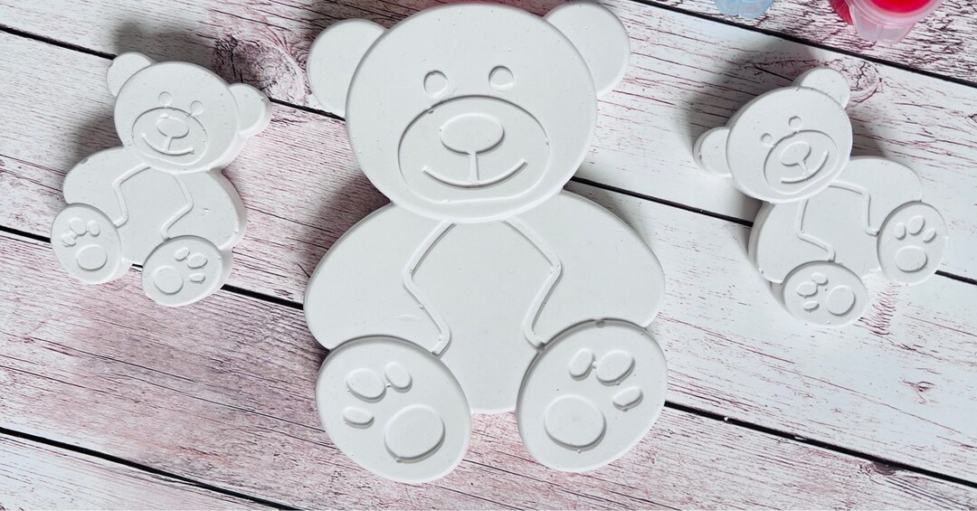 Bear Plaster of Paris Craft Box - Activity Set - Room Decoration ...
