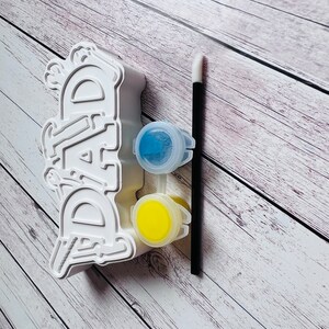 Paint Your Own Plaster of Paris Dad Tool Inspired - Activity Set ...