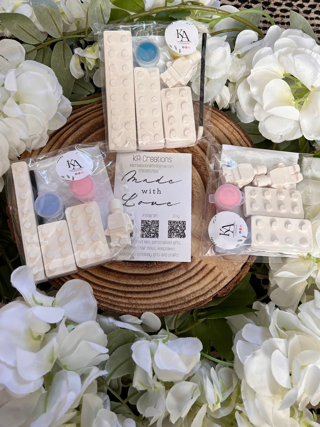 Paint Your Own Plaster of Paris LEGO Set - Activity Set - Room ...