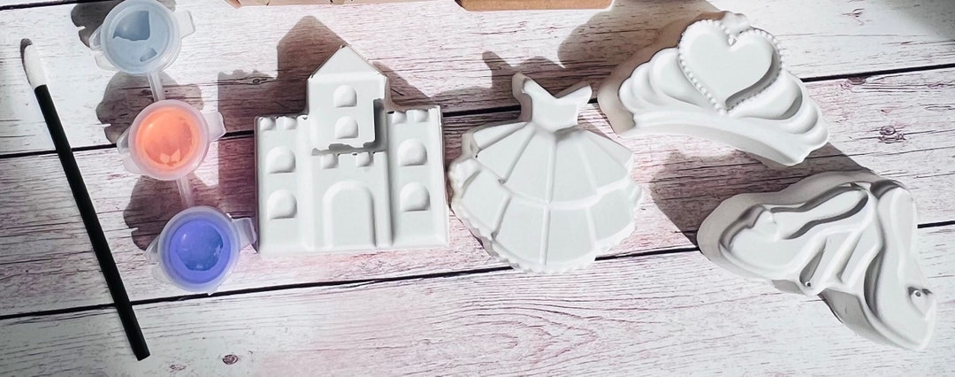 Princess Castle Inspired Plaster of Paris Craft Box - Activity Set ...
