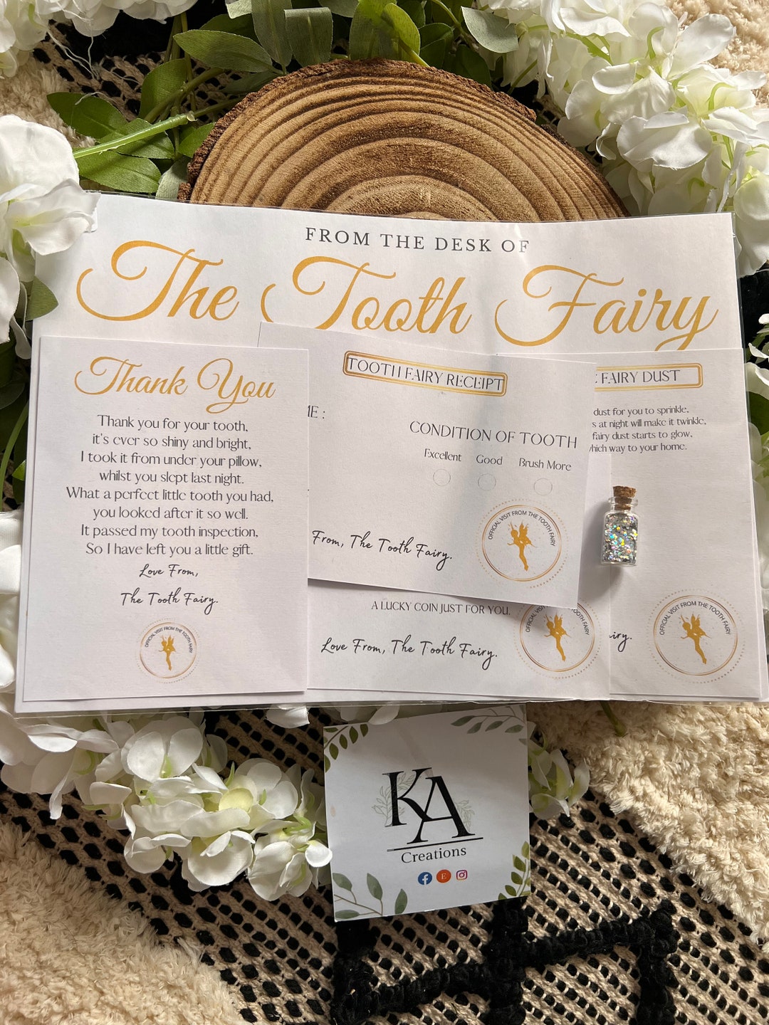 From the Tooth Fairy Pack Tooth Fairy Certificate Condition of Tooth ...