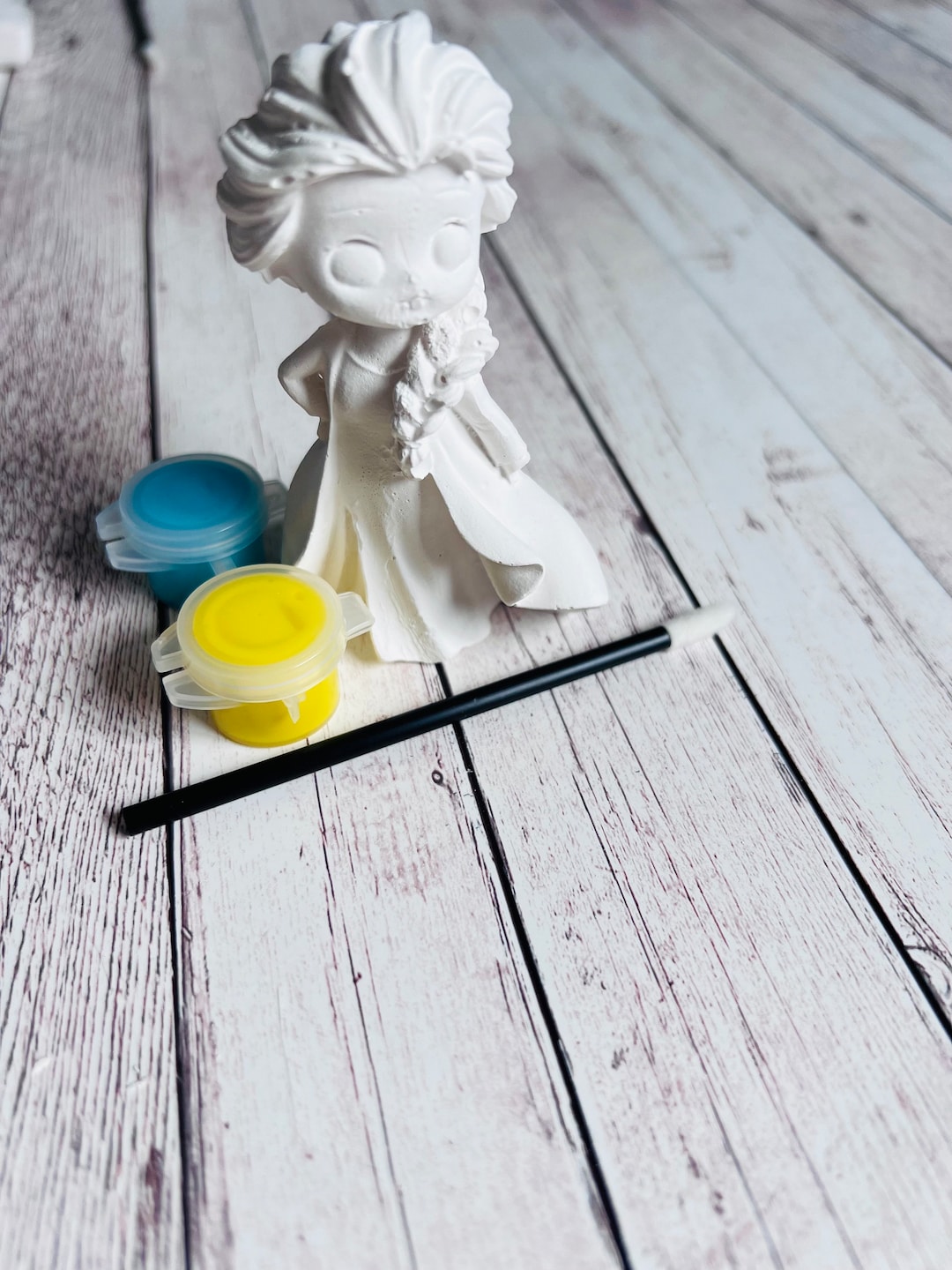 Paint Your Own Plaster of Paris 3D Princess Ice Queen Elsa - Activity ...