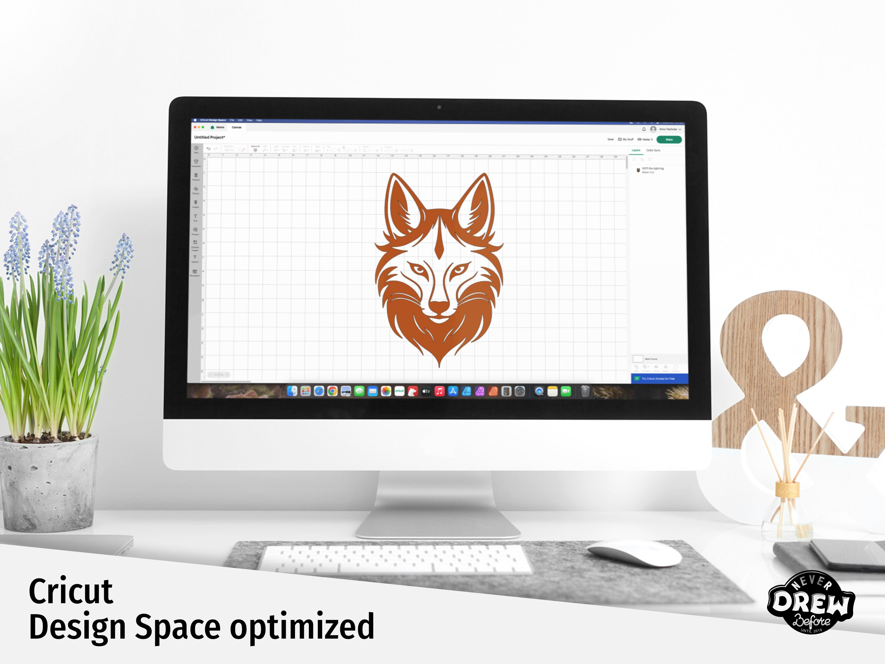 Majestic Fox Head SVG. Light Background Design. Outdoor Minimalistic ...