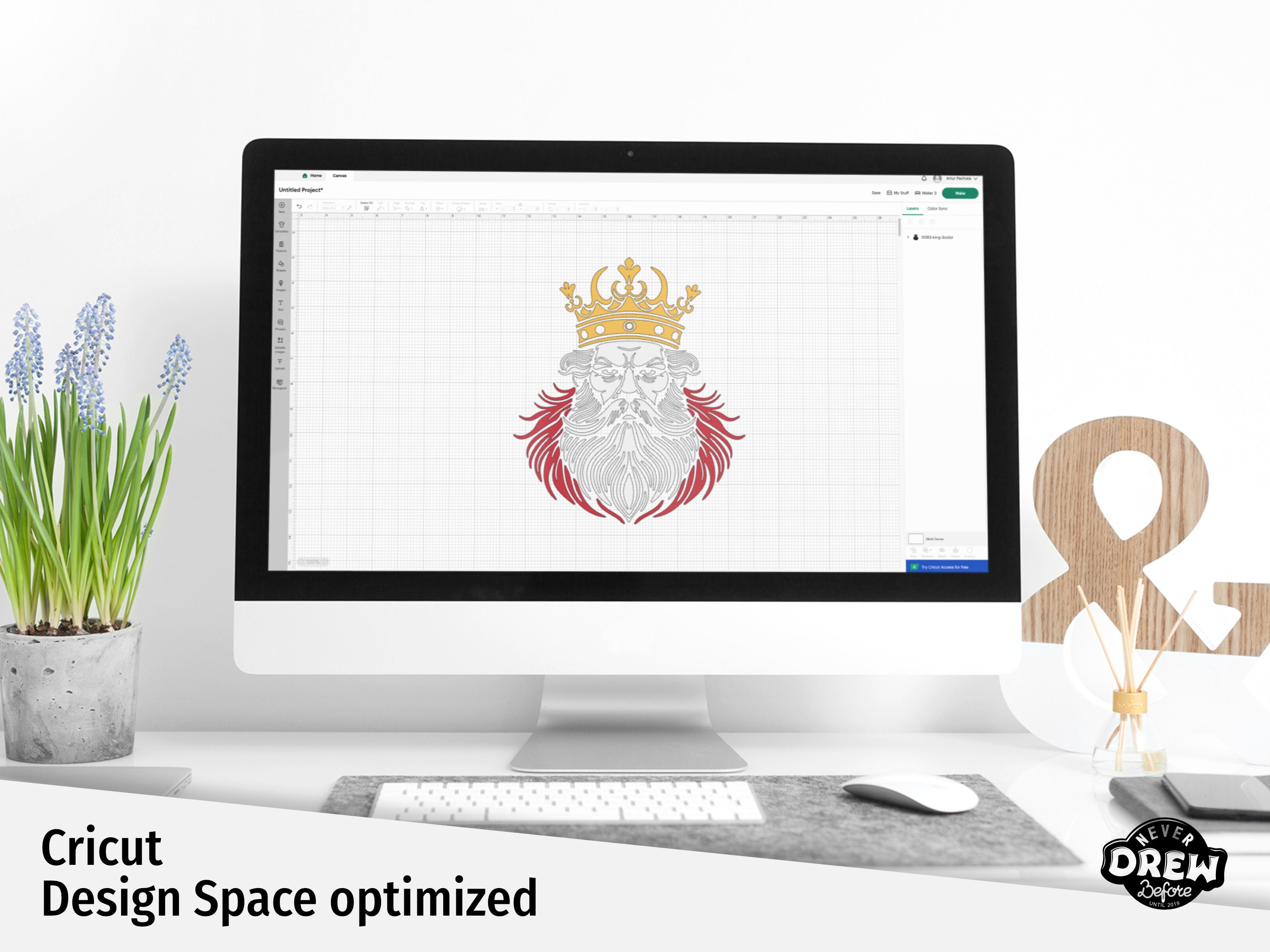 Royal King Crown SVG. Majestic Design for Dark Backgrounds. Cricut ...