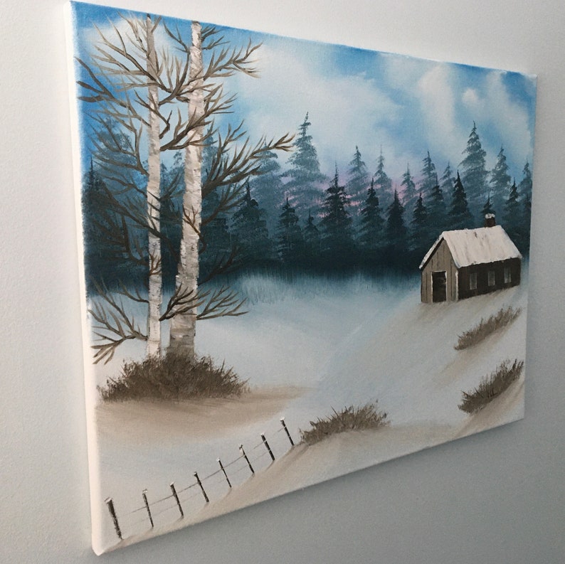 16x20 Inch Original Painting. Contemporary Landscape. Country ...