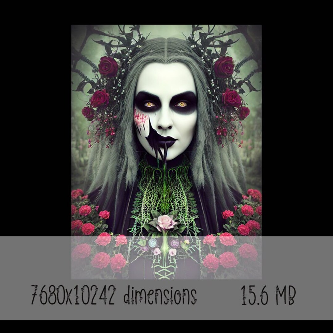 Goth Style / Gothic Zombie Monster for Halloween/ Haunted - Etsy