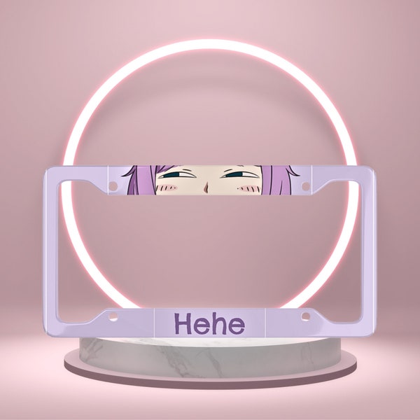 Anime License Plate Frame - Etsy