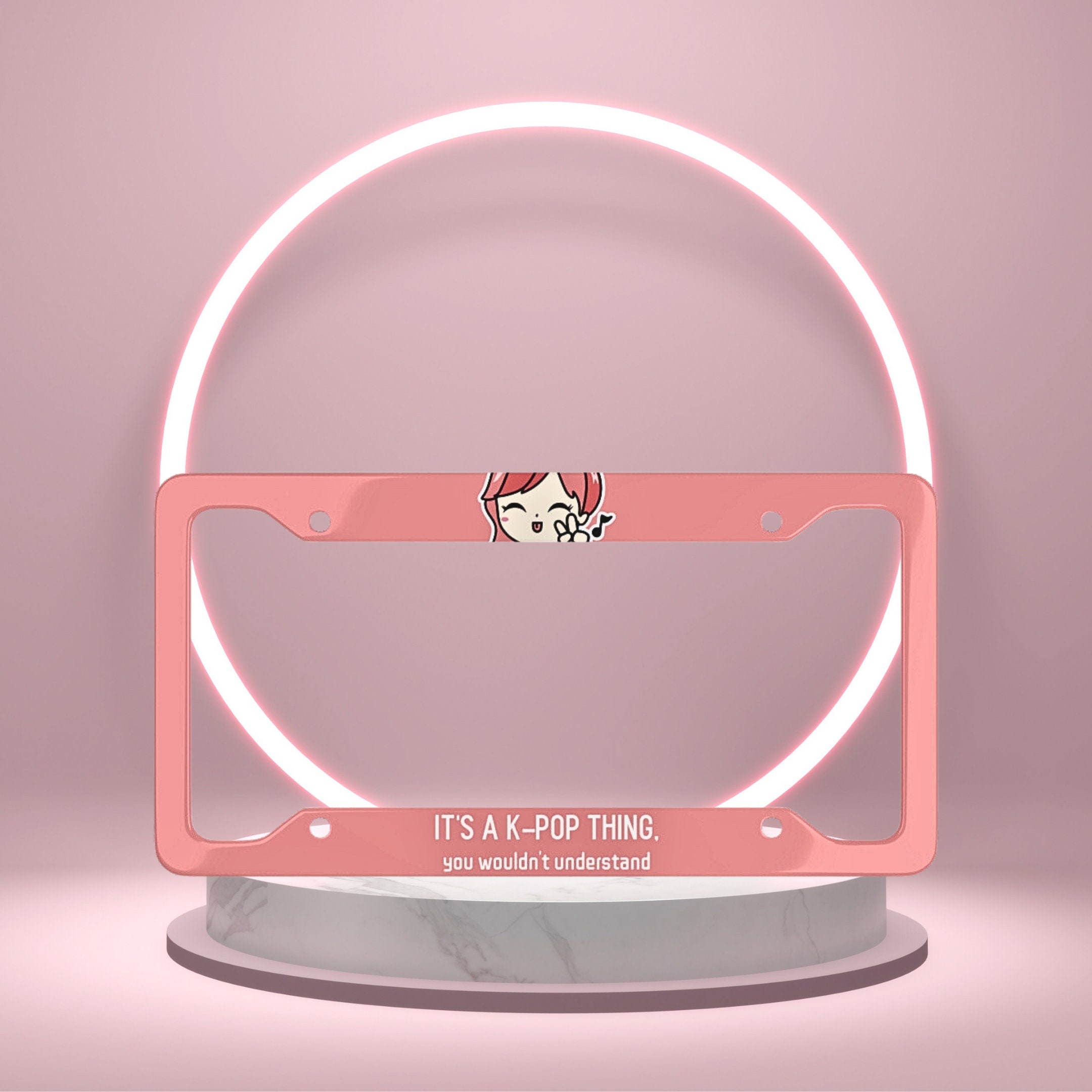 Bts License Plate Frame, Bts Car Accessories, Kpop Car Accessories ...