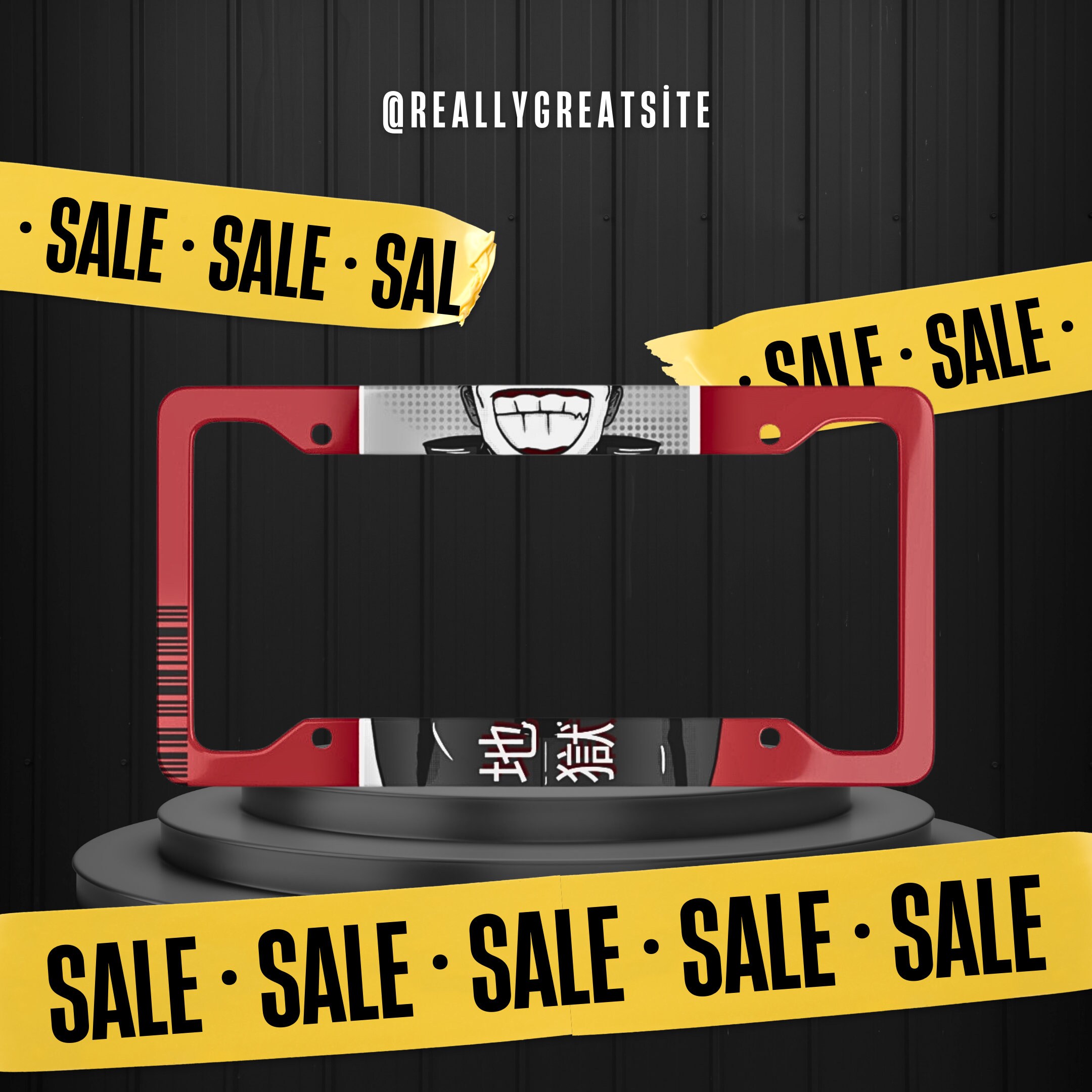 Anime Car Plate Frame, Anime Car Accessories, License Plate Frame Anime ...