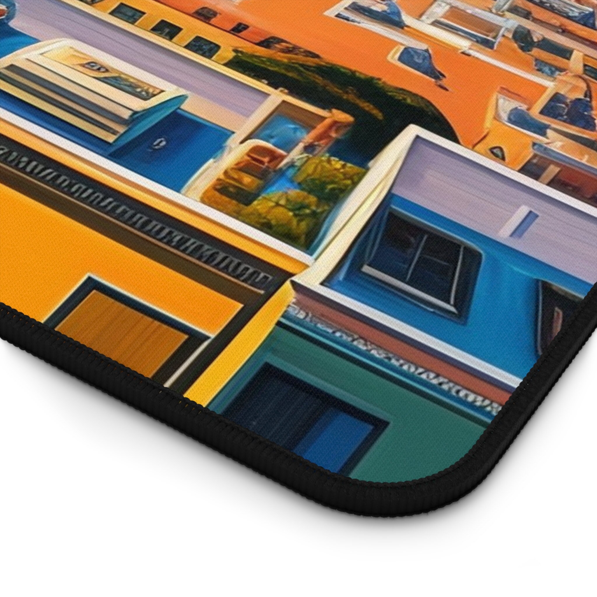 Retro Desk Mat, City View Desk Mat, Boho Desk Mat, Pastoral Desk Mat ...