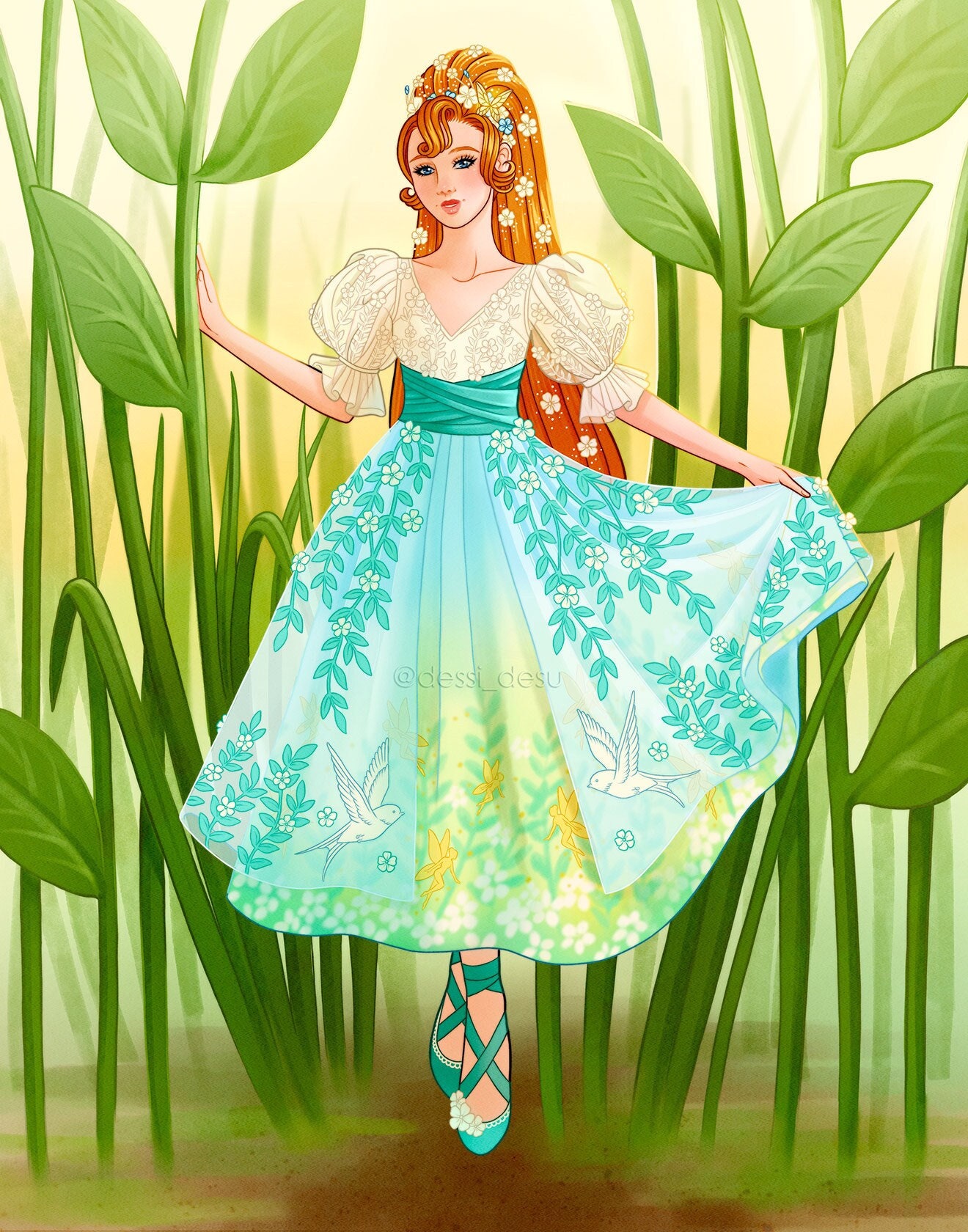 Fairy Princess 11x14 Art Print - Etsy