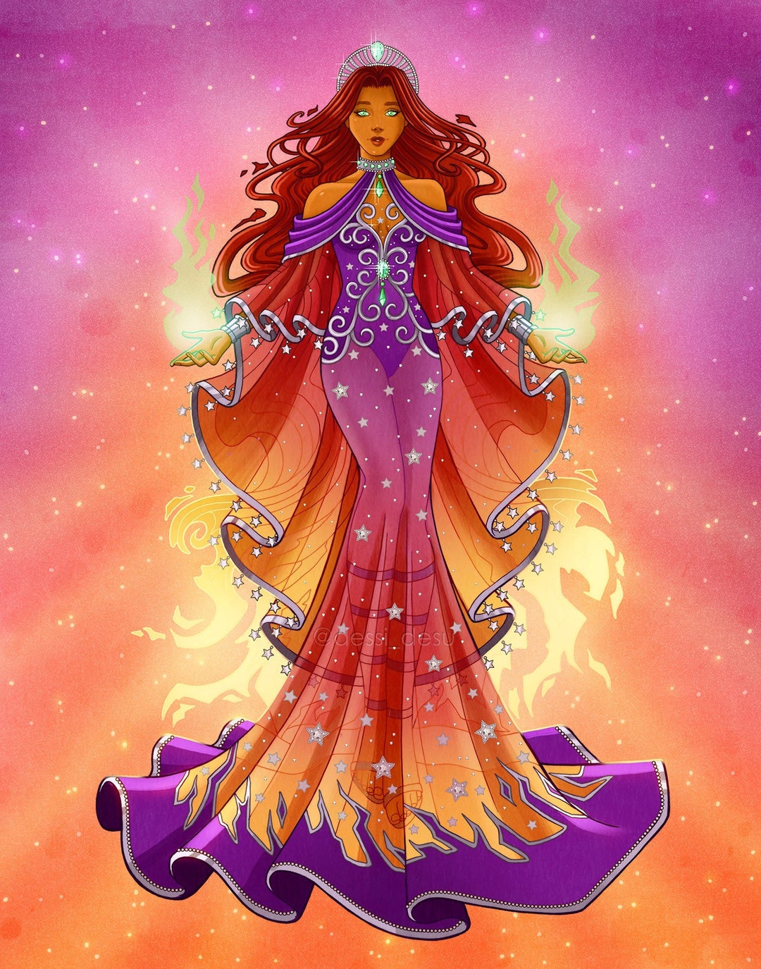 Solar Princess 11"x14" Art Print - Etsy