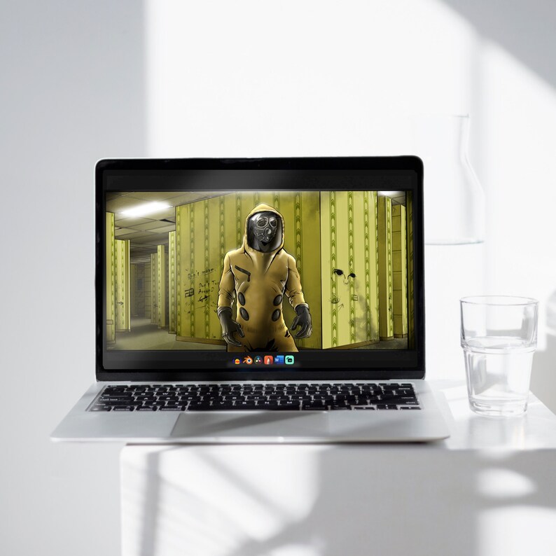 Printable the Backrooms Poster ~ Hand-drawn Illustrated Backrooms Print ...