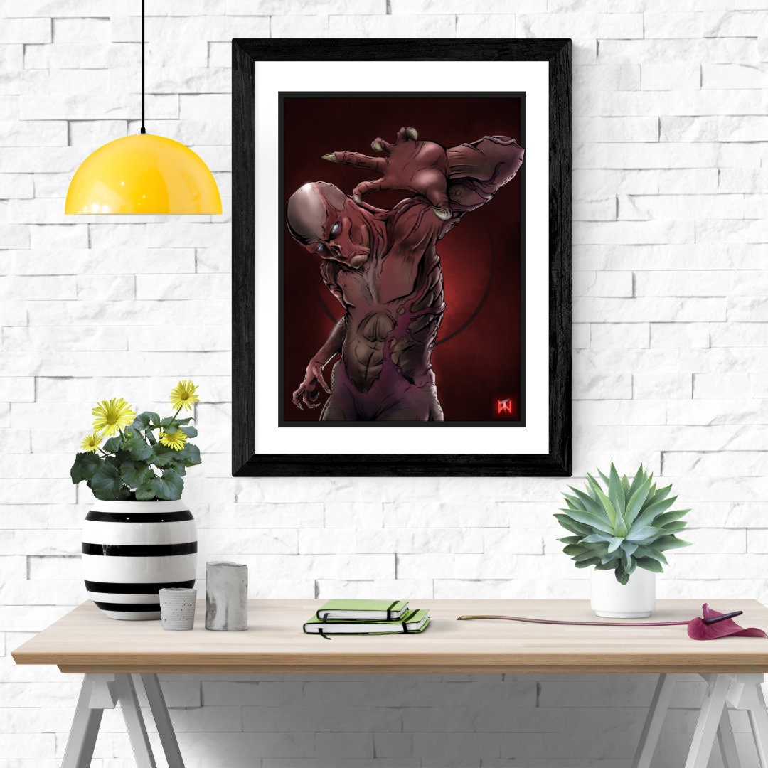 Vecna's Reach Poster ~ Hand-drawn Stranger Things Art Print - Etsy