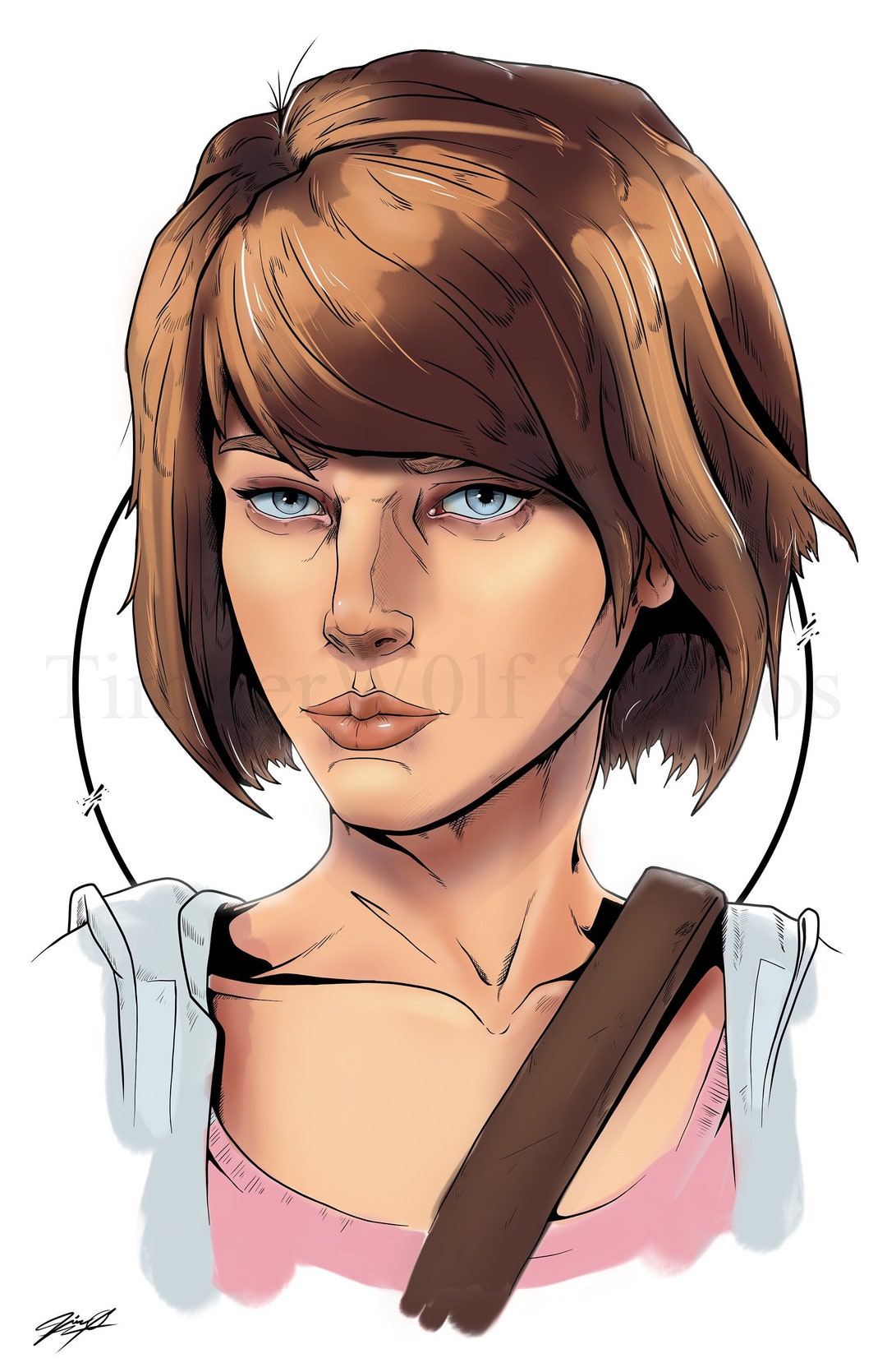 Large Life is Strange: Max Caulfield Poster ~ Hand-drawn Illustrated ...