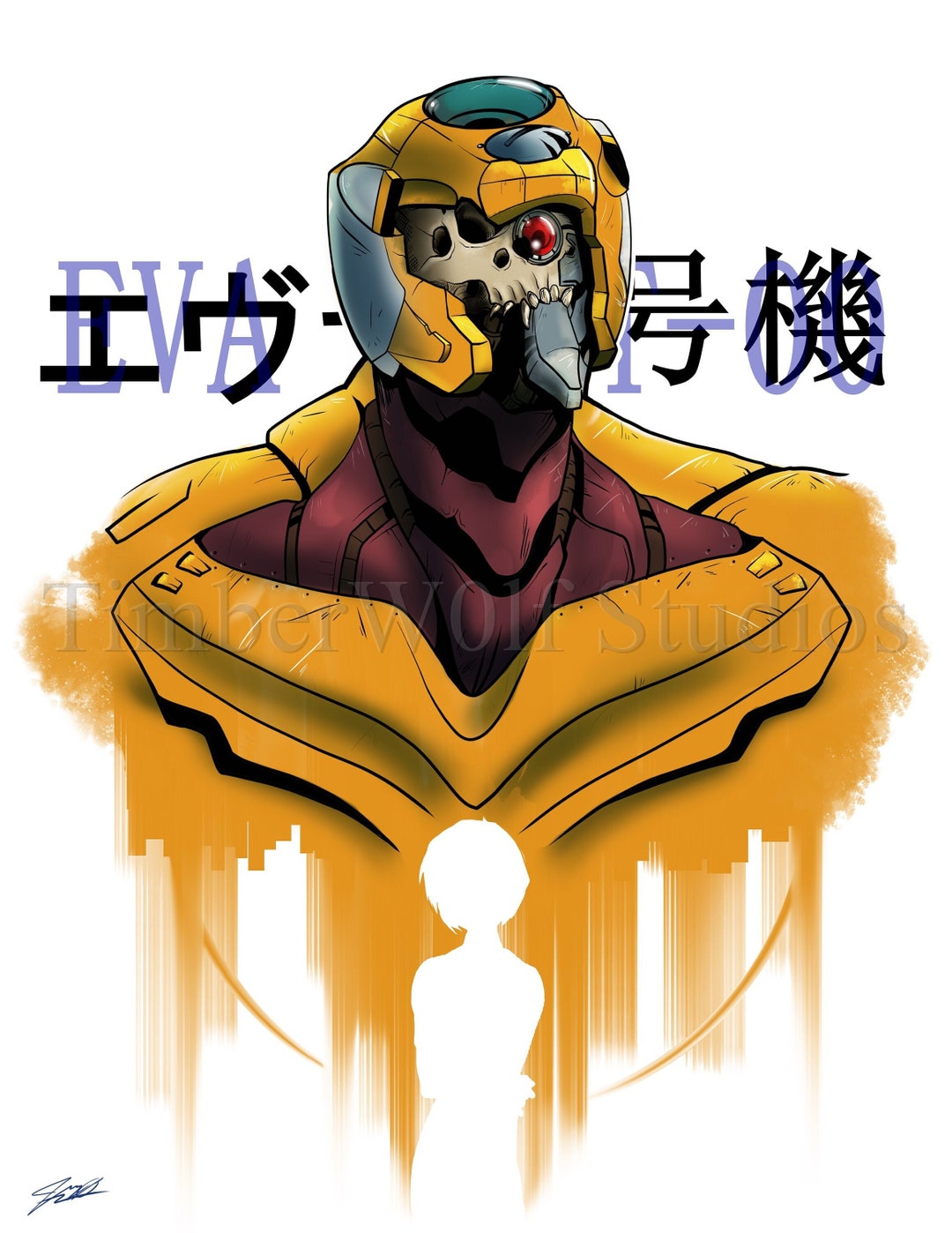 Limited Edition Unit-00: Yellow Print ~ Neon Genesis Evangelion Fan Art ...