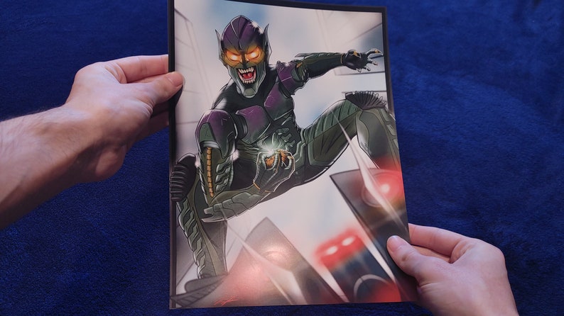 Downloadable Green Goblin Poster ~ Original "spider-man" Fan Art - Etsy