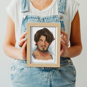 Markiplier Portrait ~ Small Original Hand-drawn Illustrated Markiplier ...