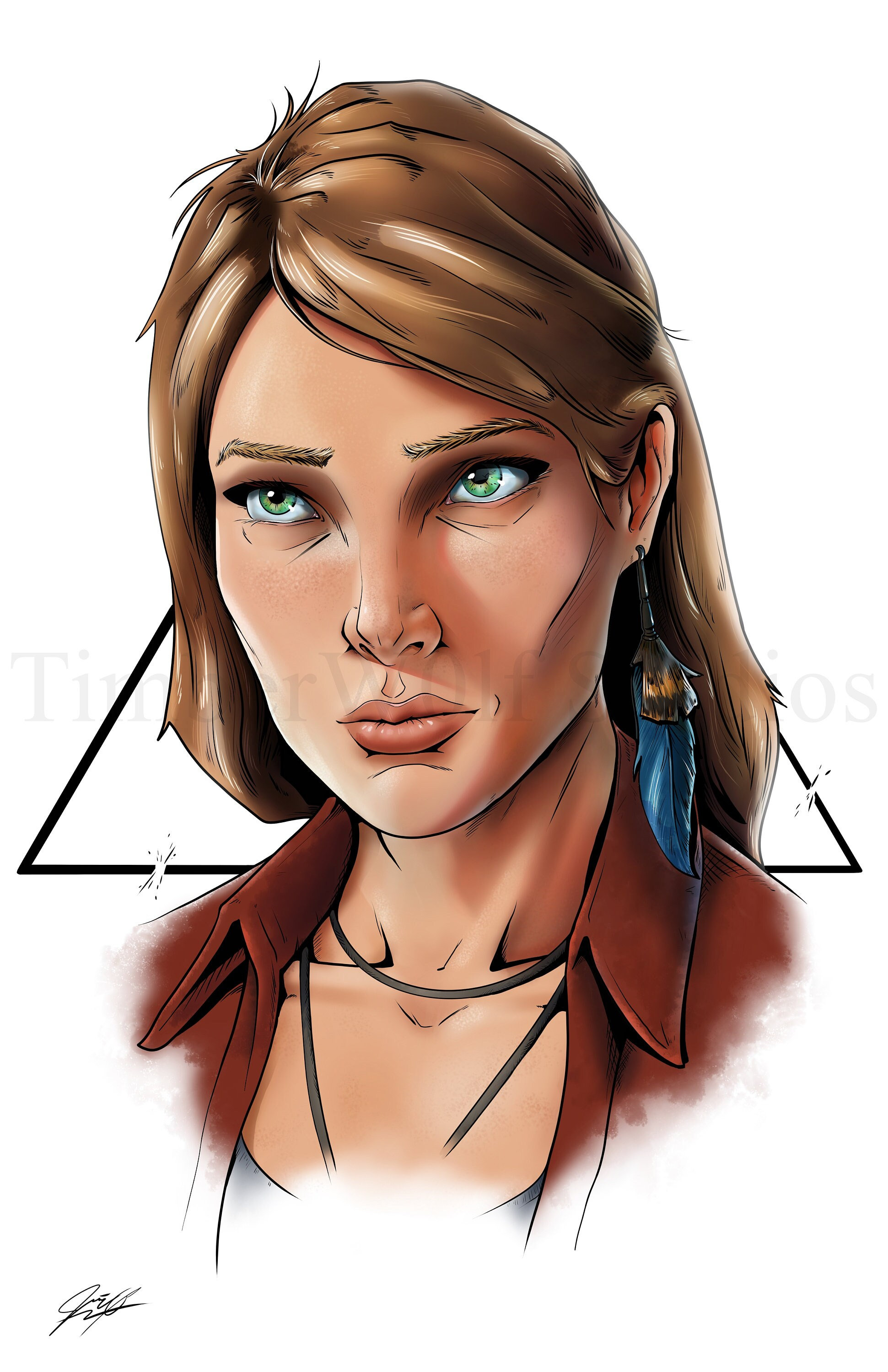 LIS: Rachel Amber Poster ~ Original Hand-drawn Illustrated Video Game ...