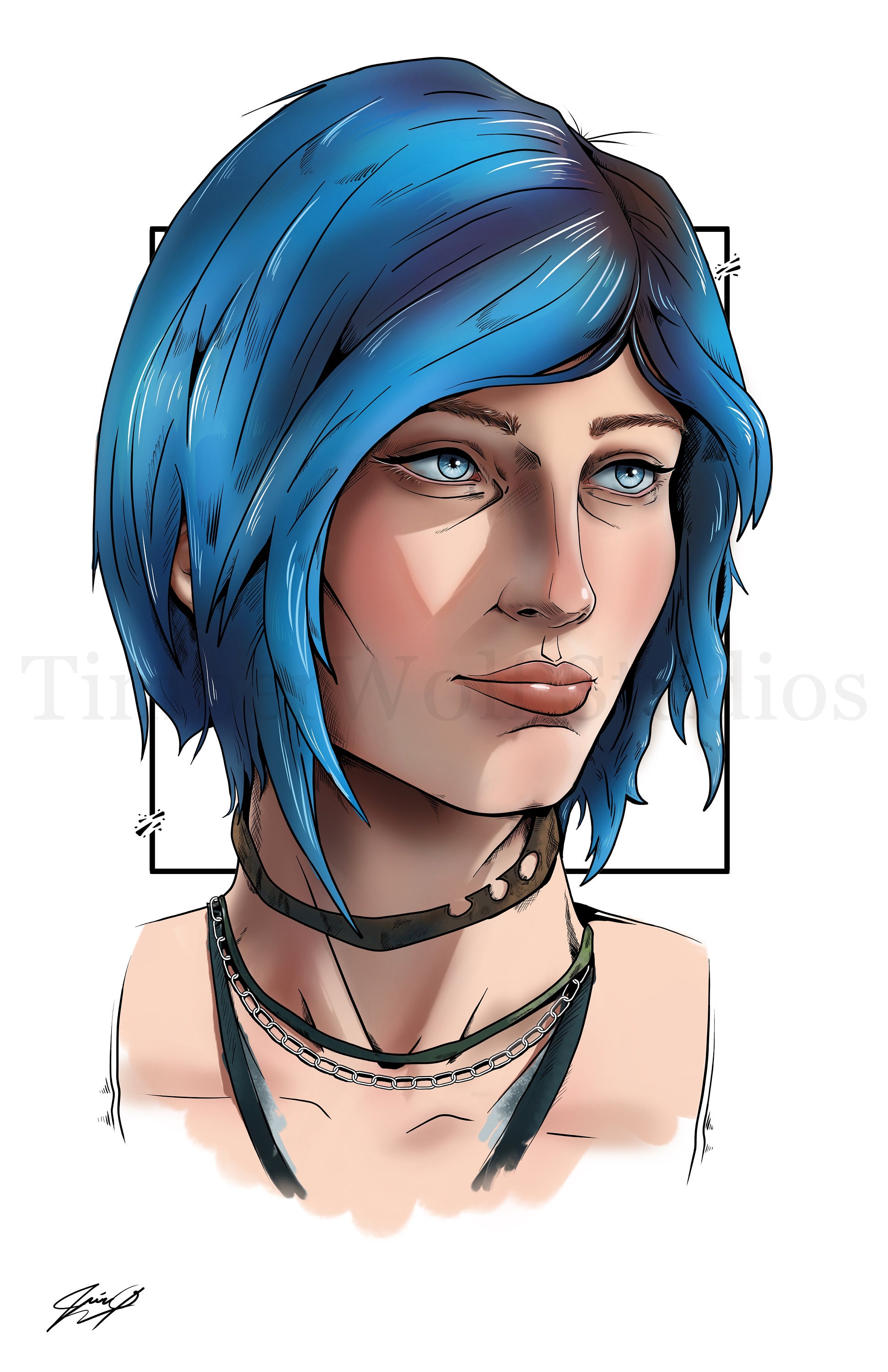 Printable Life is Strange: Chloe Price Poster Original Hand-drawn ...