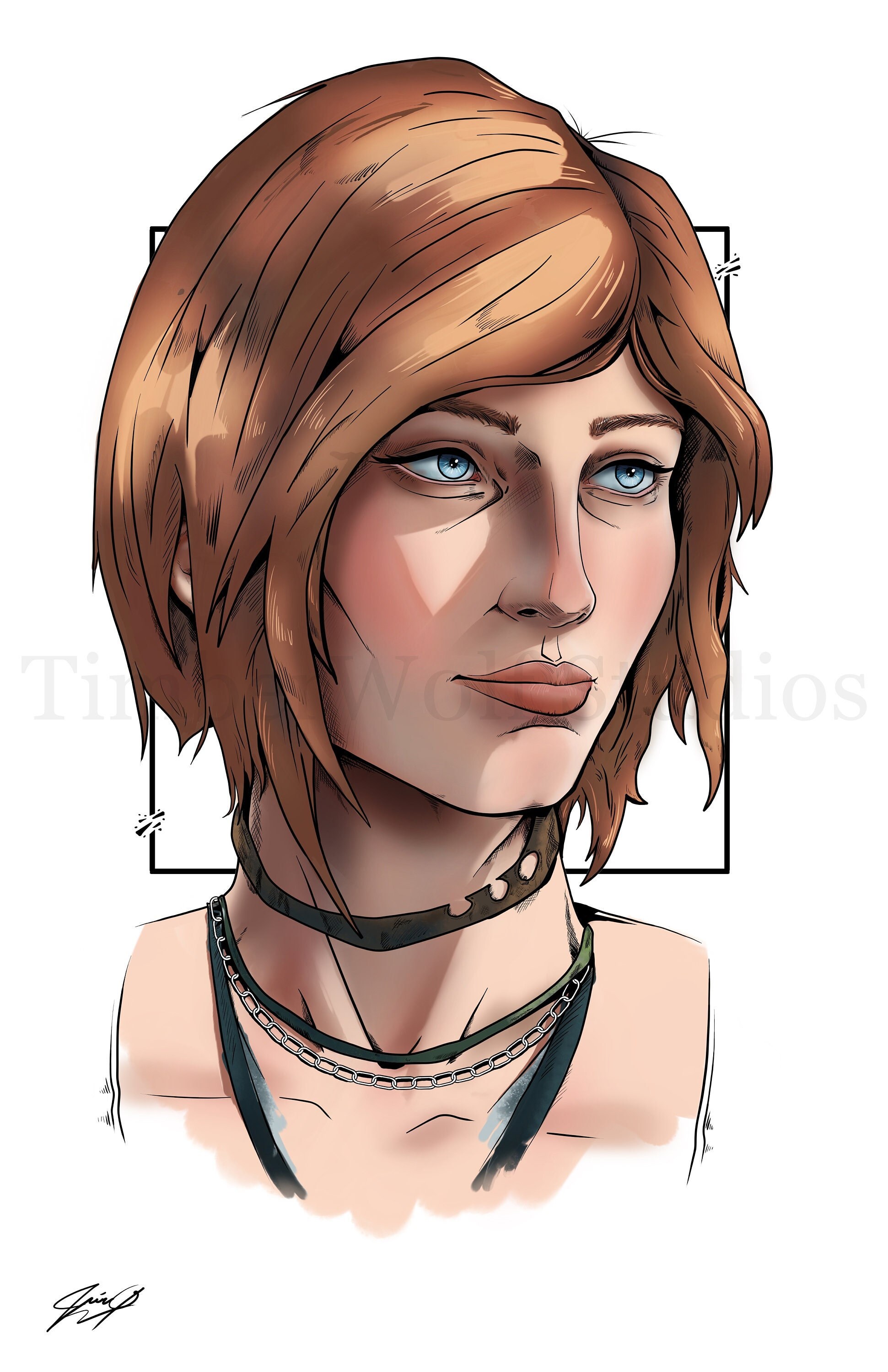 Life is Strange: Chloe Price Brunette ~ Large Original Hand-drawn ...
