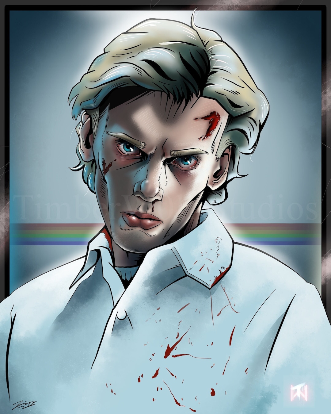 Henry Creel Stranger Things Poster ~ Stylized Hand-drawn Stranger ...