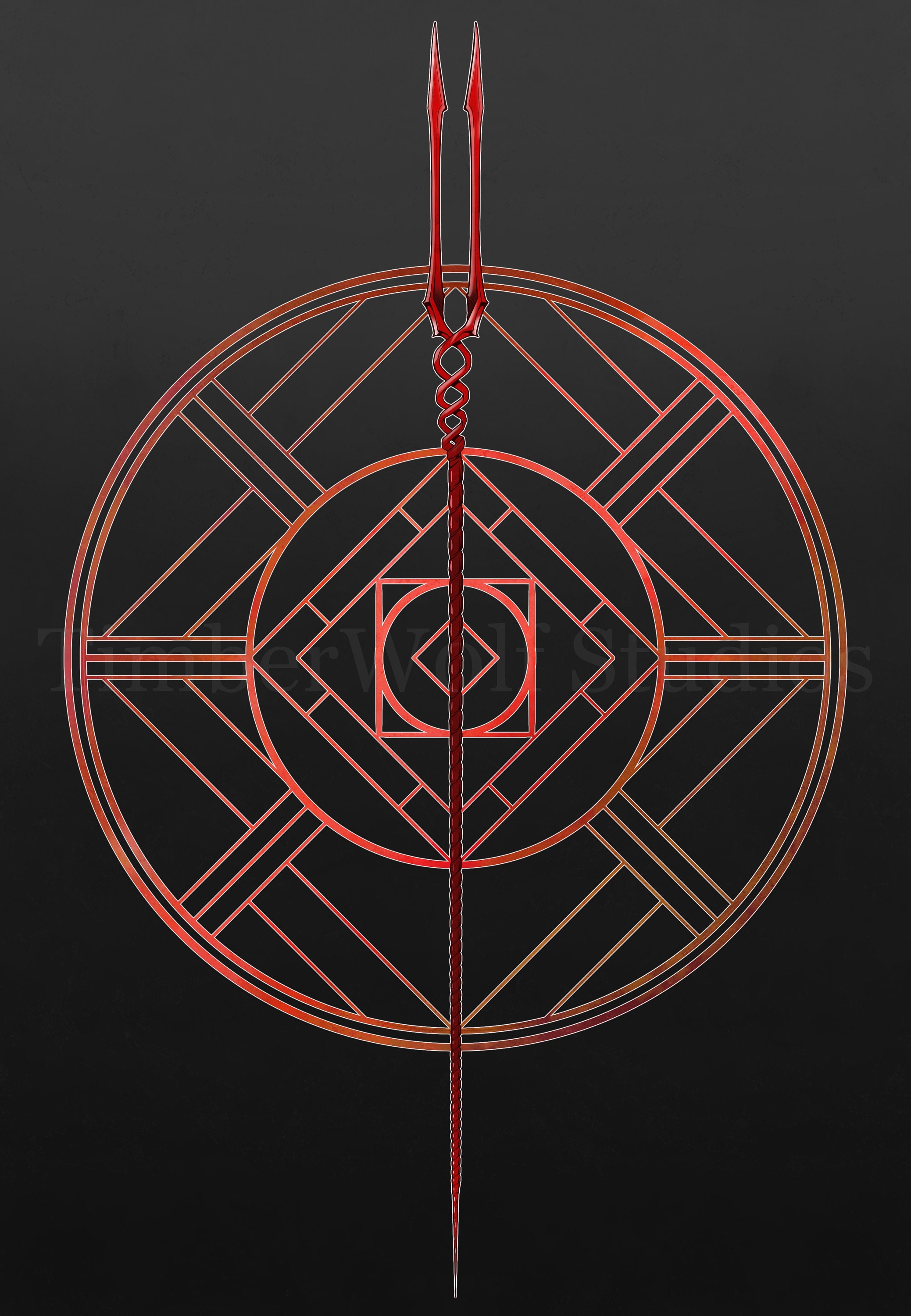 Evangelion's Spear of Longinus Decal Printable Neon - Etsy