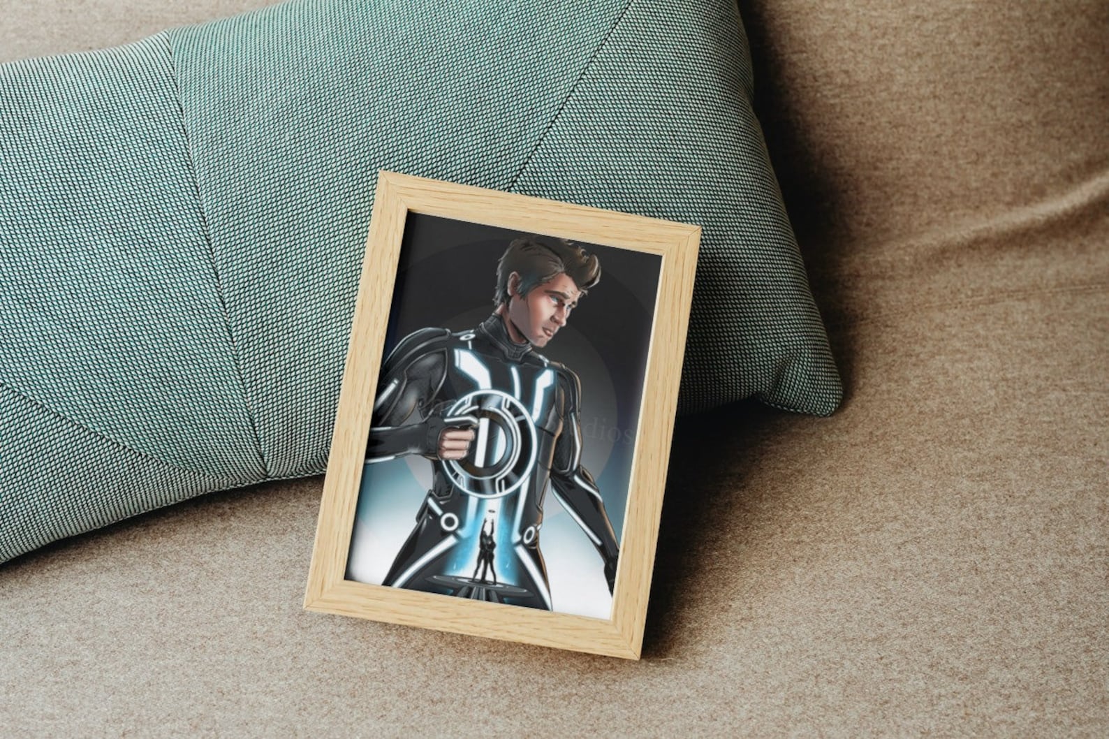 TRON: Legacy - Sam Flynn Poster ~ Original Hand-drawn Illustrated Print ...