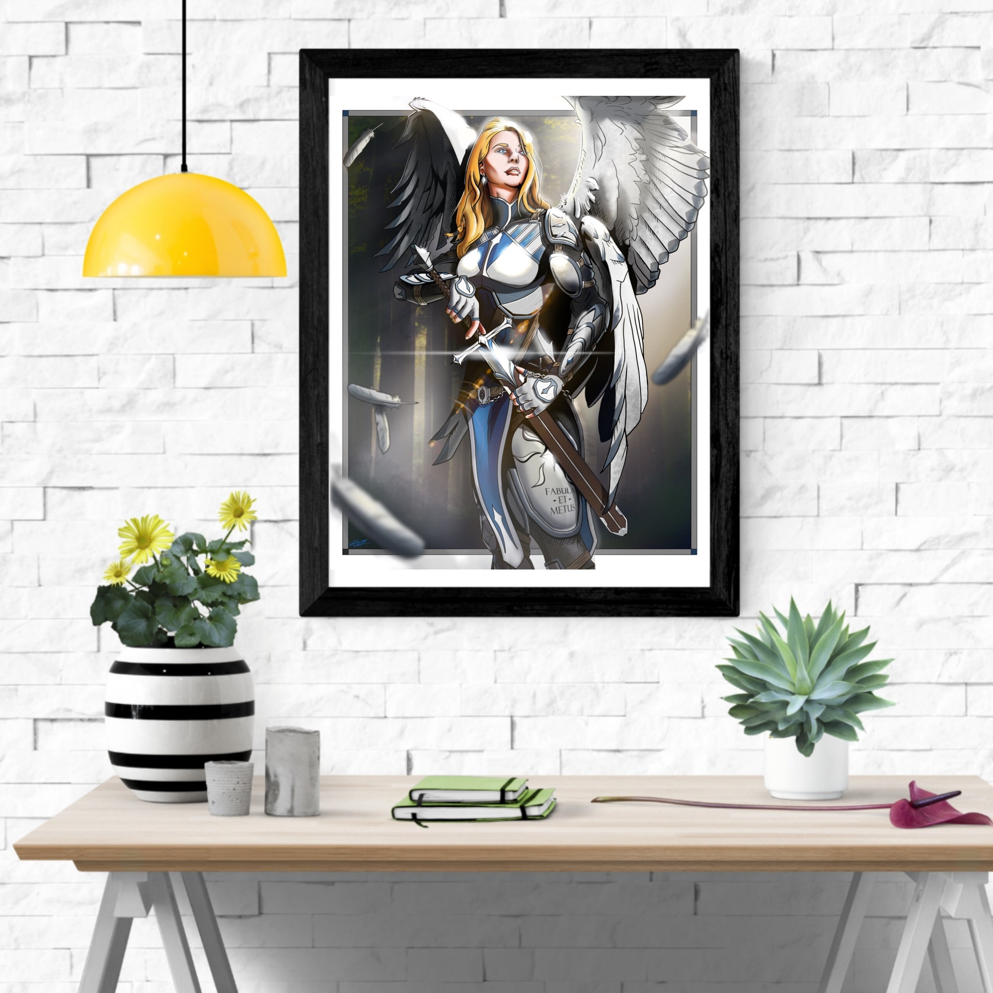 Printable Archangel Poster ~ Hand-drawn Illustrated Angel Artwork - Etsy