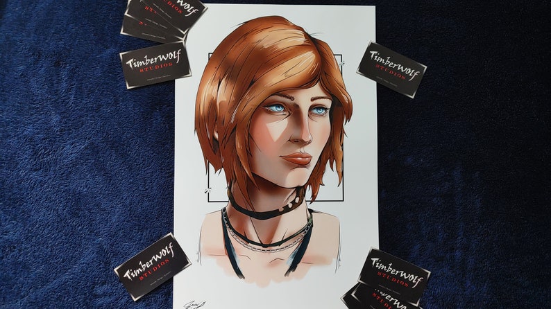 Printable Life is Strange: Chloe Price Brunette ~ Original Hand-drawn ...