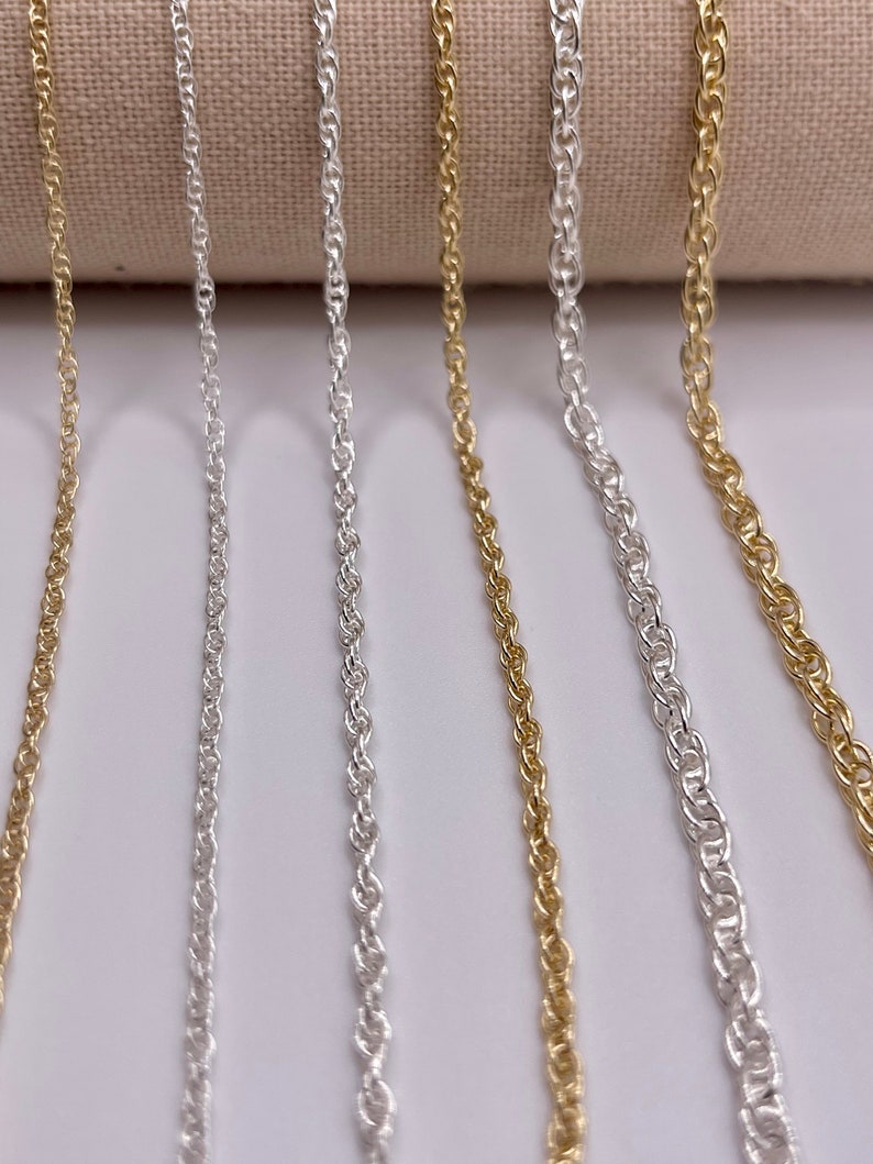 Sterling Silver Rope Chain, 2mm, 3mm, 4.5mm, Bulk, Wholesale by the ...