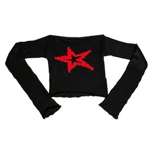 Knit Star Shirt - Etsy